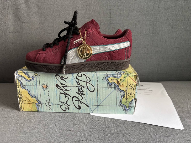 Puma X One Piece Suede Straw Hat Luffy Sneakers | SASOM