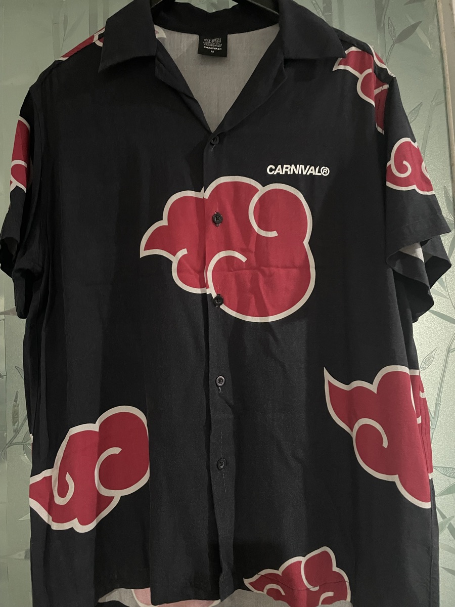 Carnival X Naruto Shippuden Akatsuki Hawaii Shirt Black