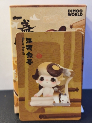 (เช็คการ์ด) Pop Mart River Scroll (DIMOO Stories in the Cup Series Figures)