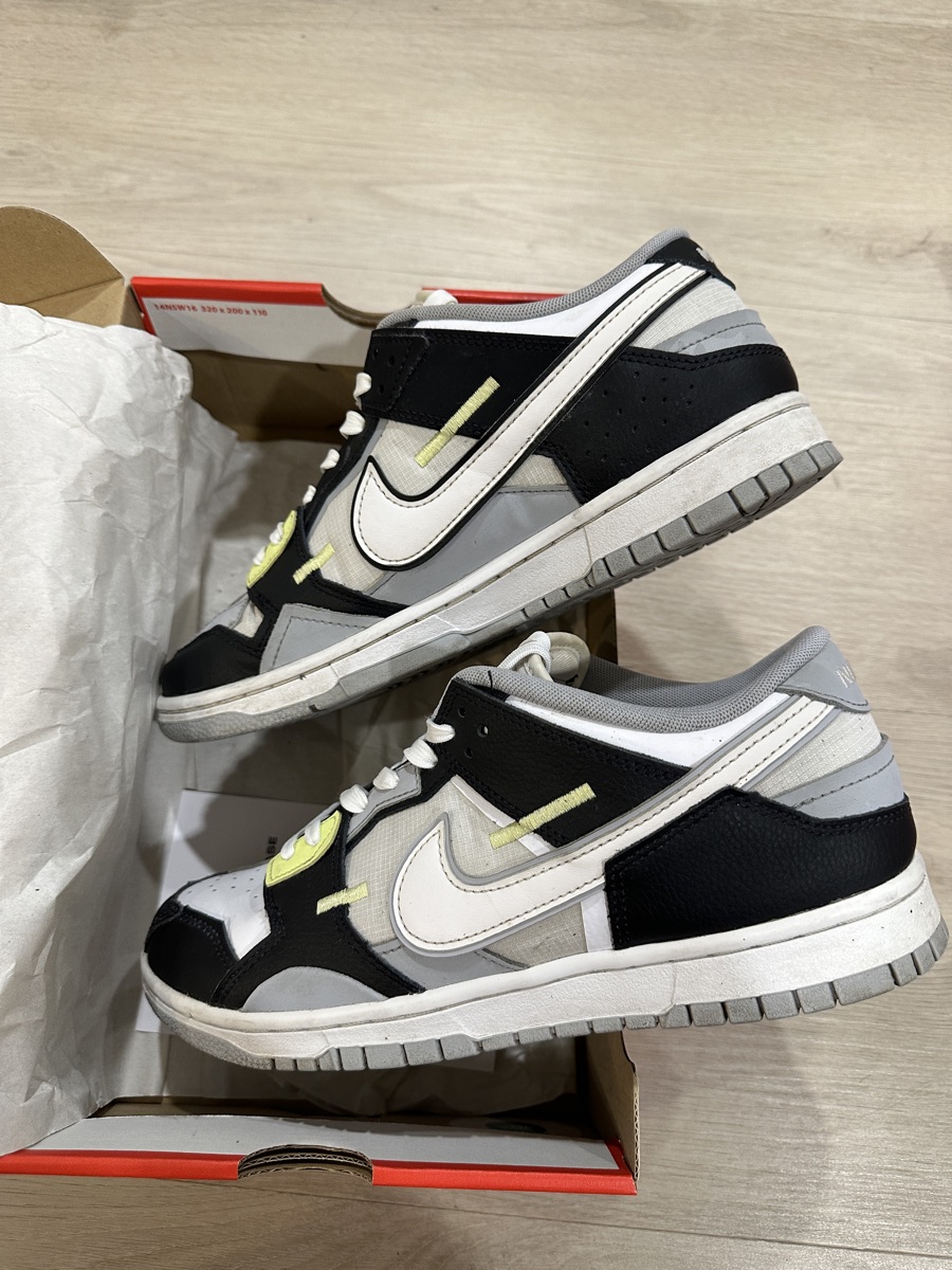 Nike Dunk Low Scrap Wolf Grey Light Lemon Twist | SASOM