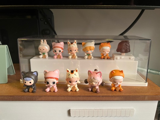 (เช็คการ์ด) Pop Mart KUBO Rich (POP BEAN Lucky Cat Series)