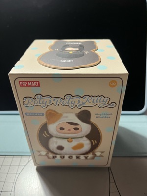 (เช็คการ์ด) Pop Mart Black Cat (Pucky Roly-Poly Kitty Series-Vinyl ...