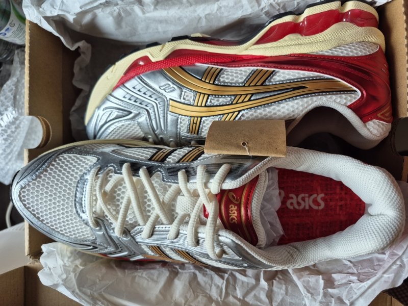 ASICS Gel-Kayano 14 Sneaker Politics Just Say No Pure Gold