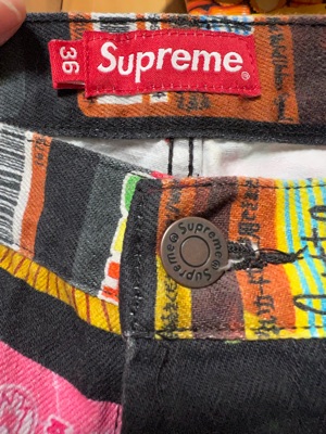 Supreme Credit Cards Regular Jean Multicolor | ของแท้