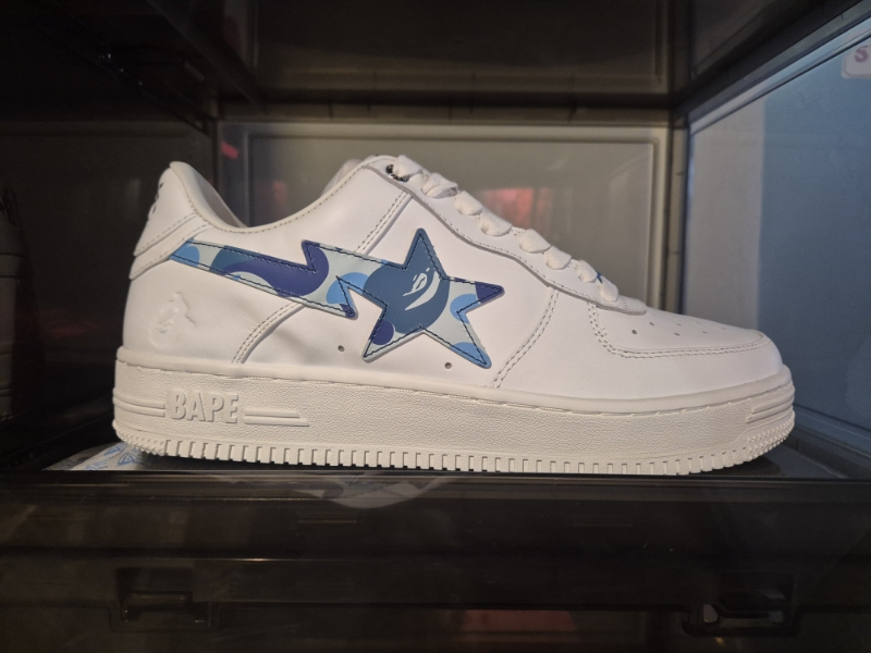 A Bathing Ape Bape Sta Low ABC Camo White Blue (2022)