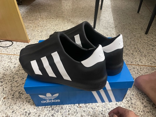 adidas adiFom Superstar Core Black Carbon Cloud White